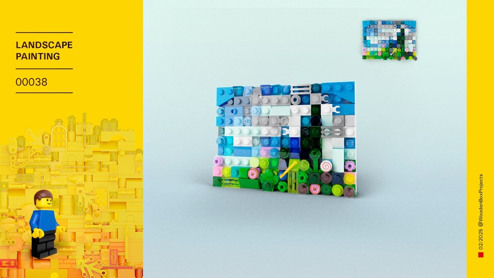 LEGO MOC Landscape Painting by WoodenBoxProjects | Rebrickable - Build ...