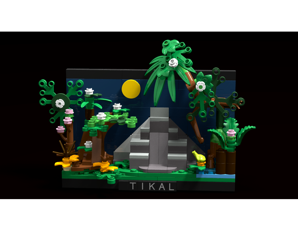 LEGO MOC-210299 Guatemala Postcard (Tikal Maya Pyramid) by Zwurbel ...