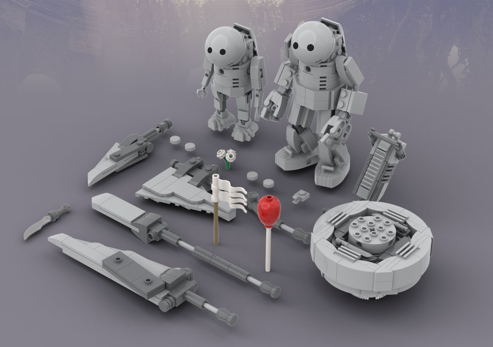 LEGO MOC NieR Automata Machine Lifeforms by SylvianMOCs | Rebrickable ...