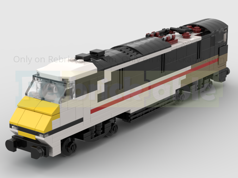 LEGO MOC 4-Wide BR Class 91 'Electra' Electric Locomotive Train In ...