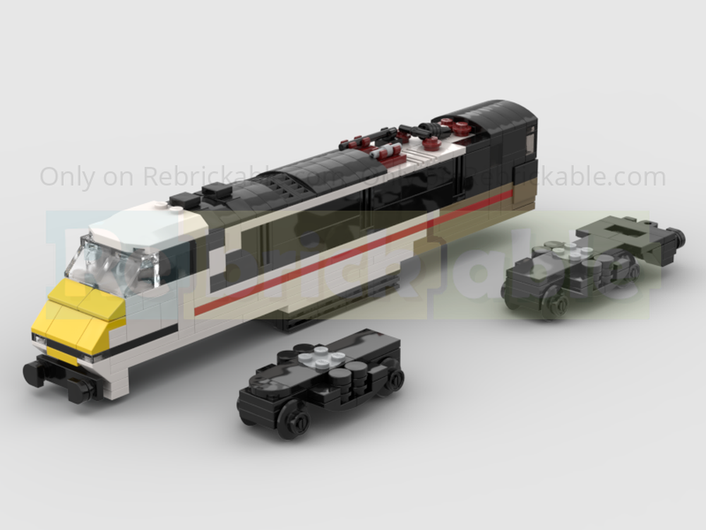 LEGO MOC 4-Wide BR Class 91 'Electra' Electric Locomotive Train In ...