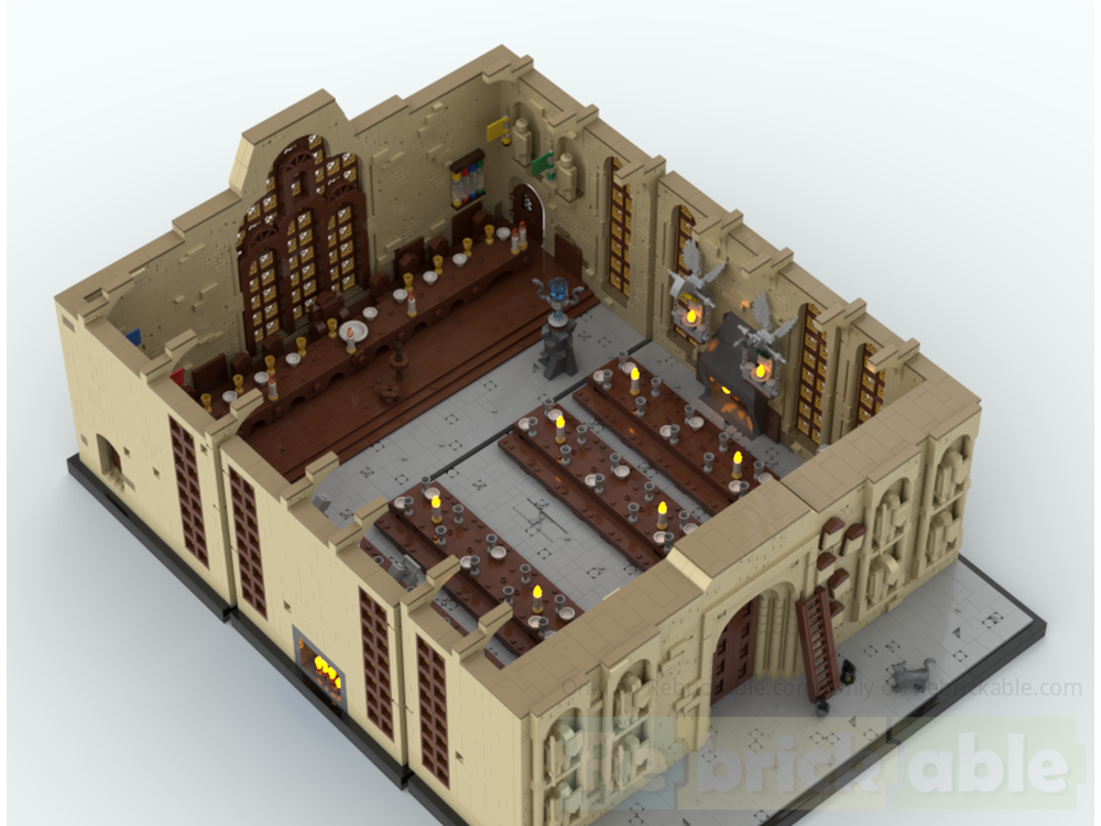LEGO MOC The Great Hall (Part 3) by LeonardWKenyon | Rebrickable ...
