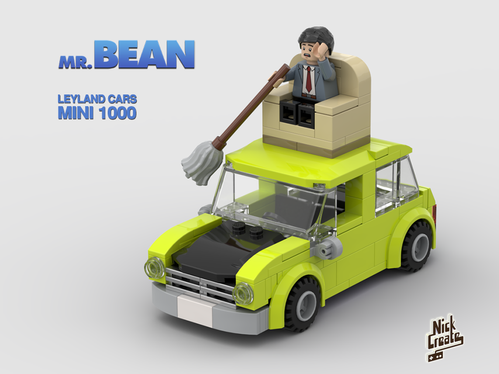 LEGO MOC Mr. Bean's Leyland Mini 1000 by NickCreate | Rebrickable ...