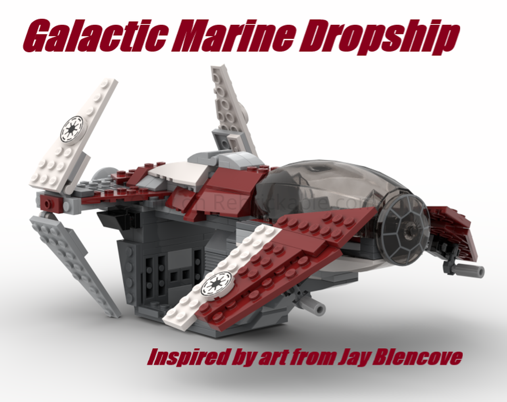 LEGO MOC Galactic Marine Dropship LAS by Nimbuzbricks | Rebrickable ...