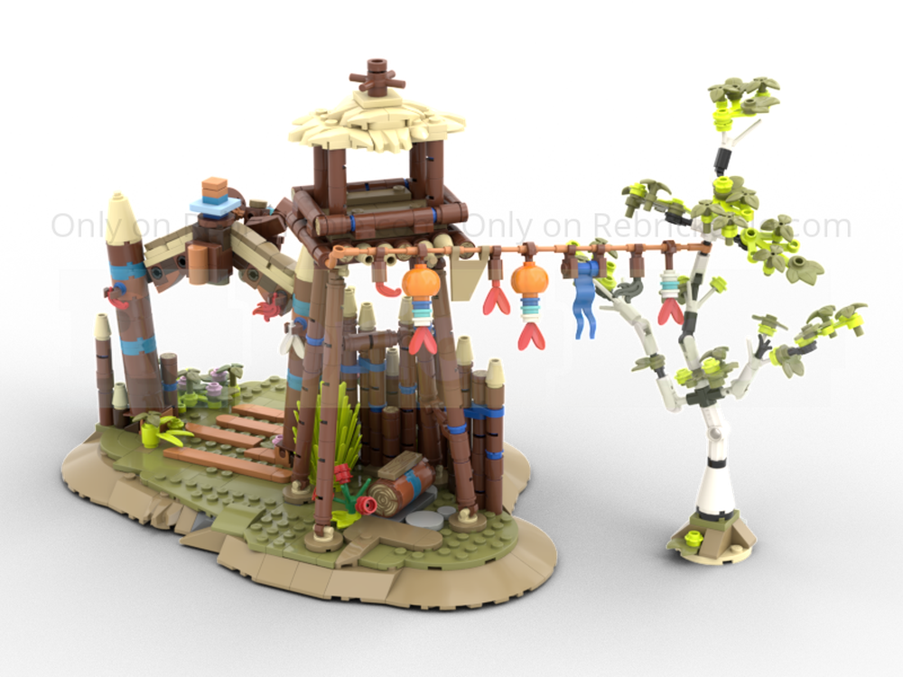LEGO MOC Nora camp (from Horizon) by Pablow030 | Rebrickable - Build ...