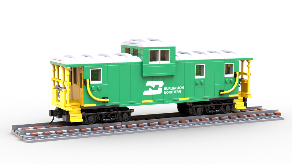 LEGO MOC-210346 BN Caboose by 603bricks | Rebrickable - Build with LEGO