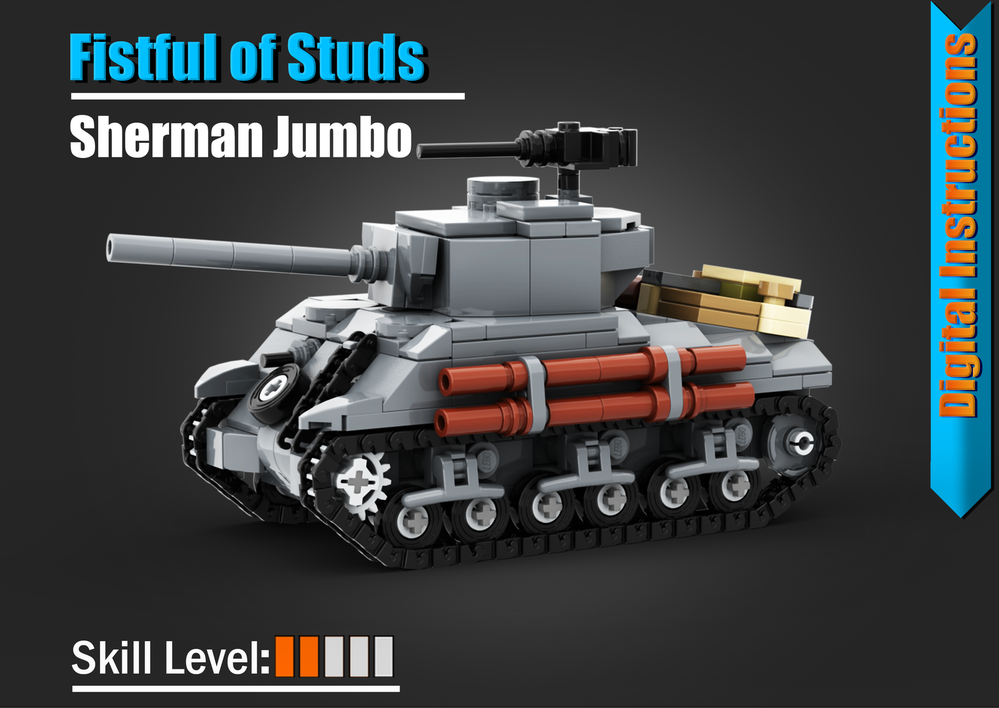 LEGO MOC Sherman Jumbo by FistfulofStuds | Rebrickable - Build with LEGO