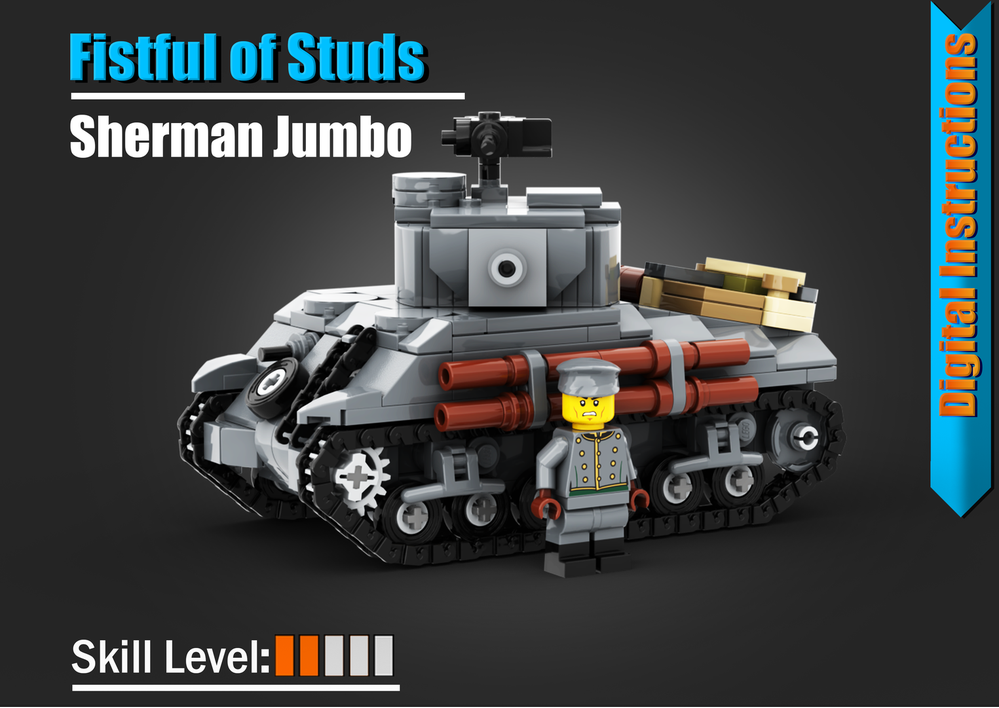LEGO MOC Sherman Jumbo by FistfulofStuds | Rebrickable - Build with LEGO