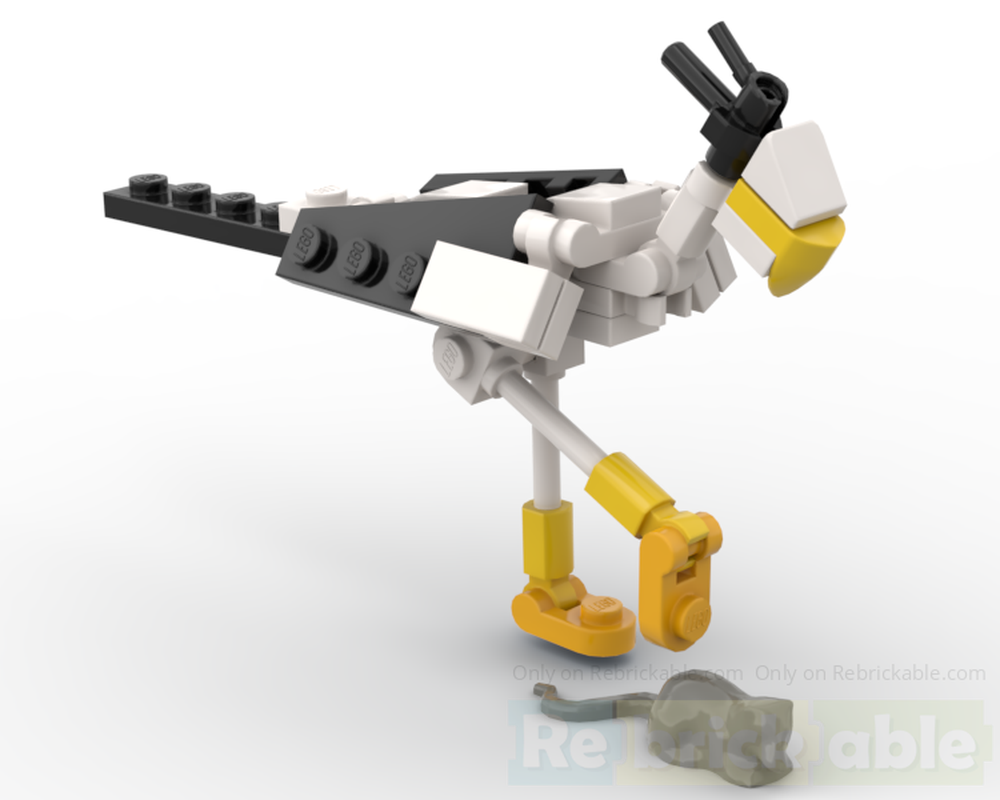 LEGO MOC Secretary Bird by RapidCheetah | Rebrickable - Build with LEGO