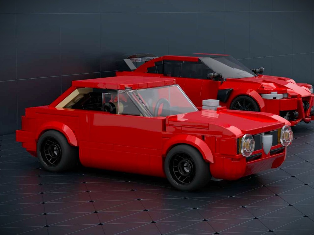 LEGO MOC 1965 Alfa Romeo GTA by Sweeng | Rebrickable - Build with LEGO