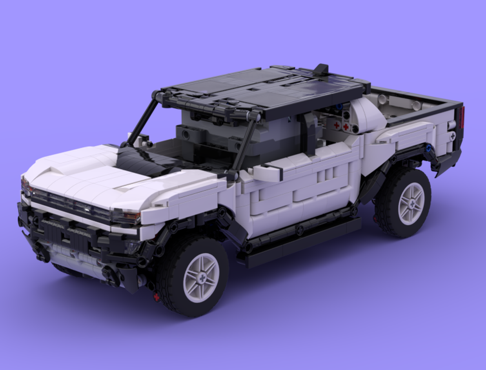 LEGO MOC GMC Hummer EV by _Electro_ | Rebrickable - Build with LEGO