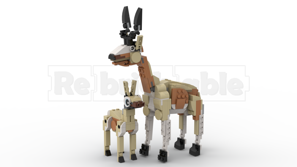 LEGO MOC-210417 Adorable Antelopes (LEGO 31137 Alternate) by pluTOMium ...