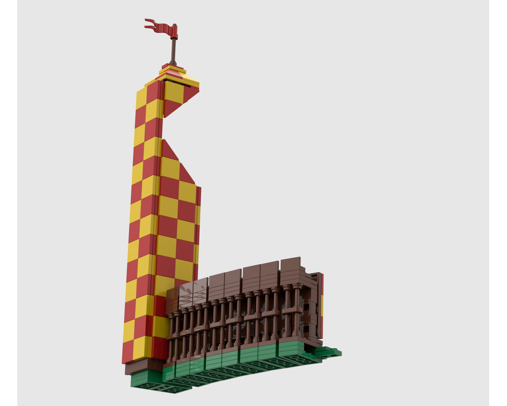 LEGO MOC Modular Quiddltch Pitch Tower by MBMagic | Rebrickable - Build ...
