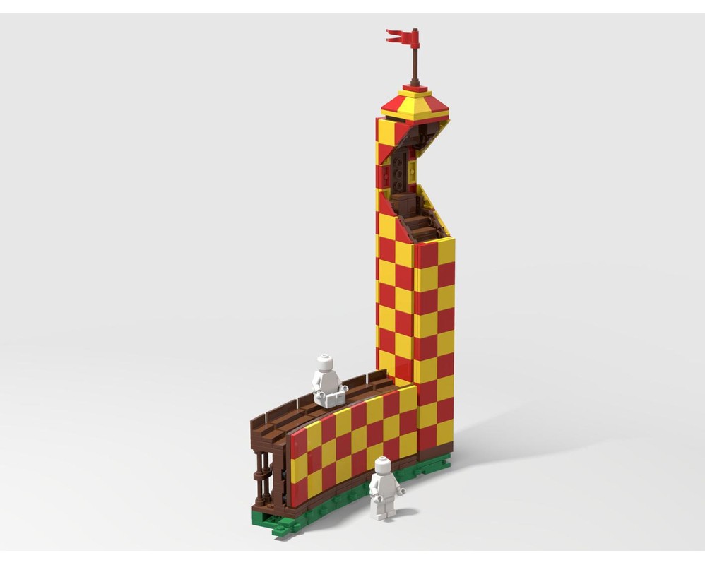 LEGO MOC Modular Quiddltch Pitch Tower by MBMagic | Rebrickable - Build ...