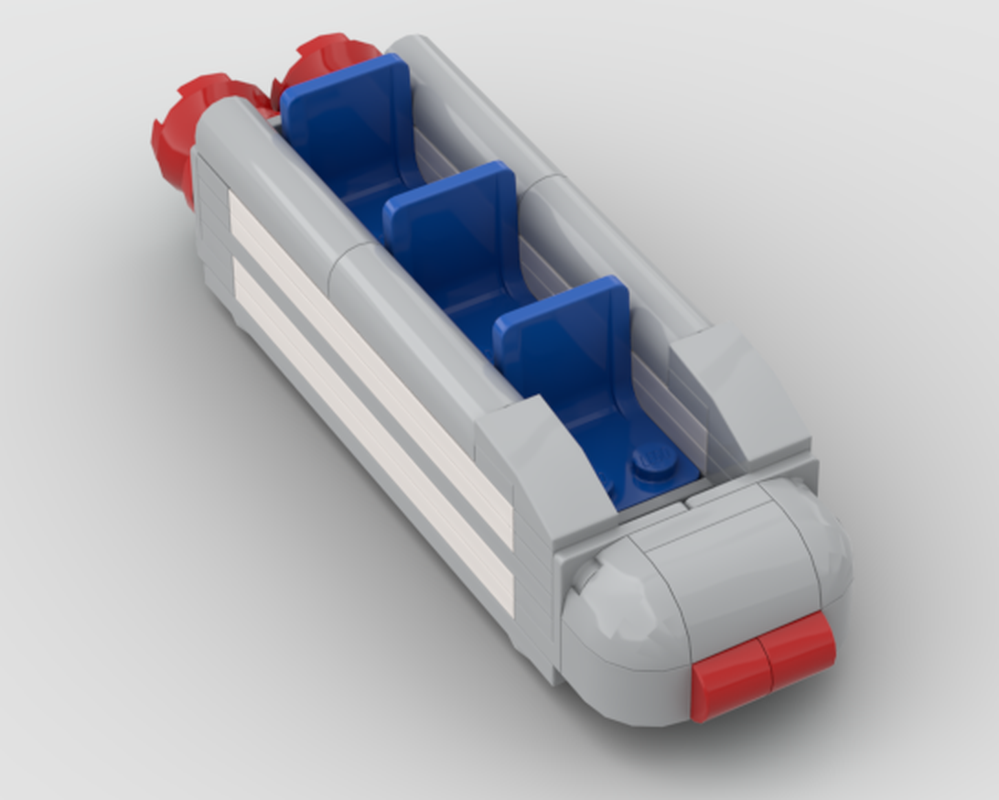 LEGO MOC Classic Space Mountain Rocket by shellhead3825 | Rebrickable ...