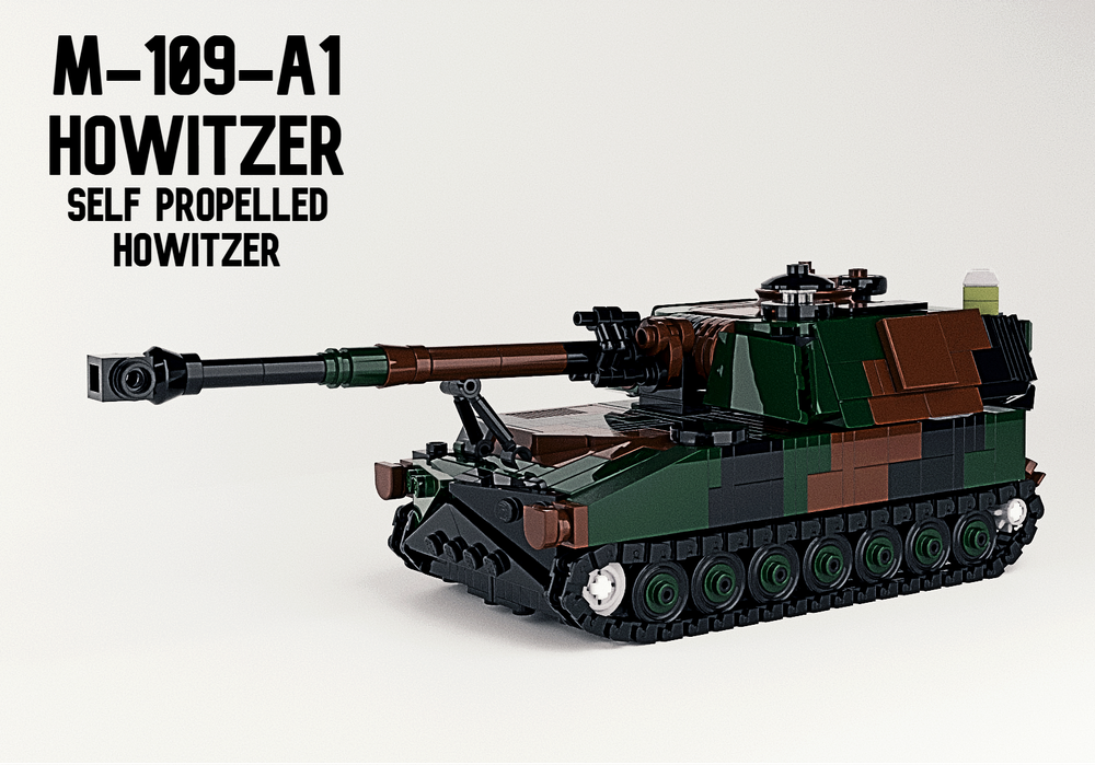 LEGO MOC M109A1 HOWITZER by sivjix | Rebrickable - Build with LEGO