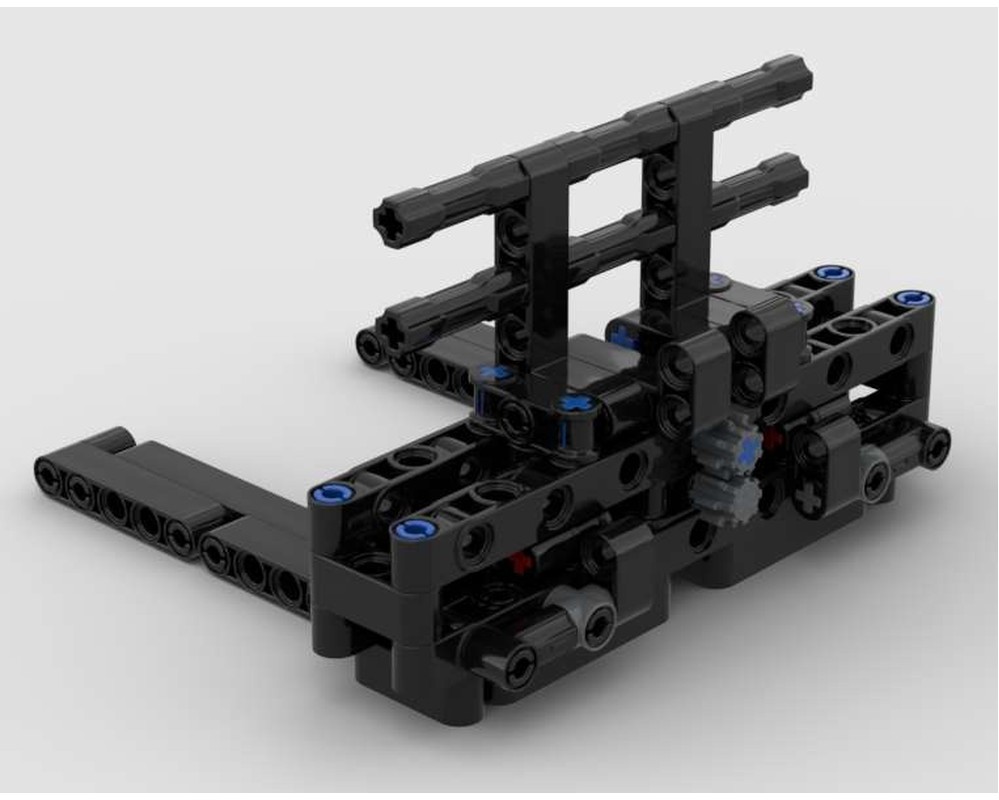 LEGO MOC Adjustable Fork by Treckerboy | Rebrickable - Build with LEGO
