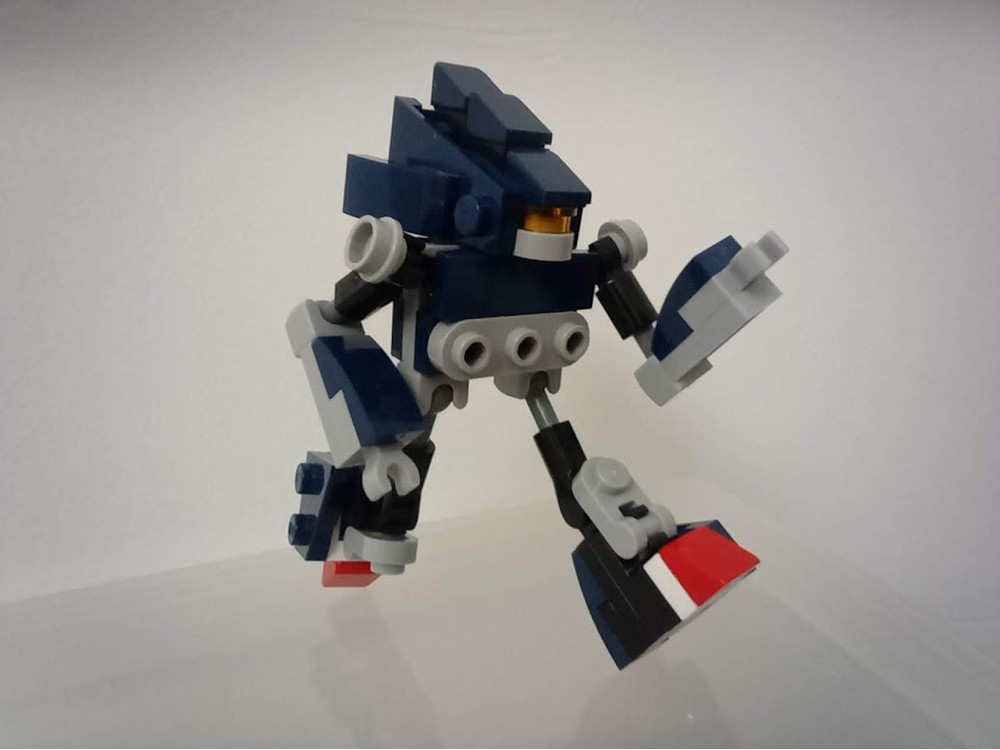 Lego Moc Mecha Sonic By Upydaisy Rebrickable Build With Lego