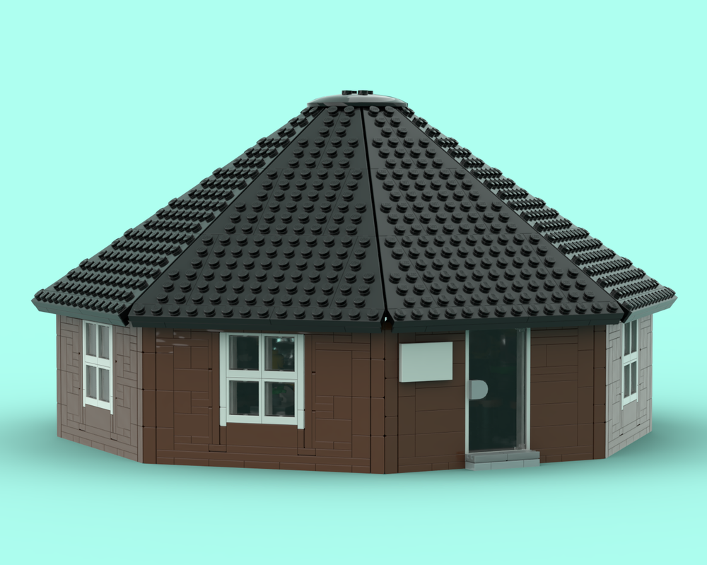 LEGO MOC The Octagonal Cafe by Brick North | Rebrickable - Build with LEGO
