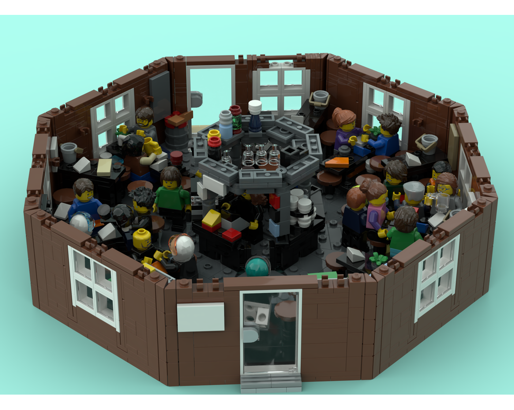 LEGO MOC-210463 The Octagonal Cafe by Brick North | Rebrickable - Build ...