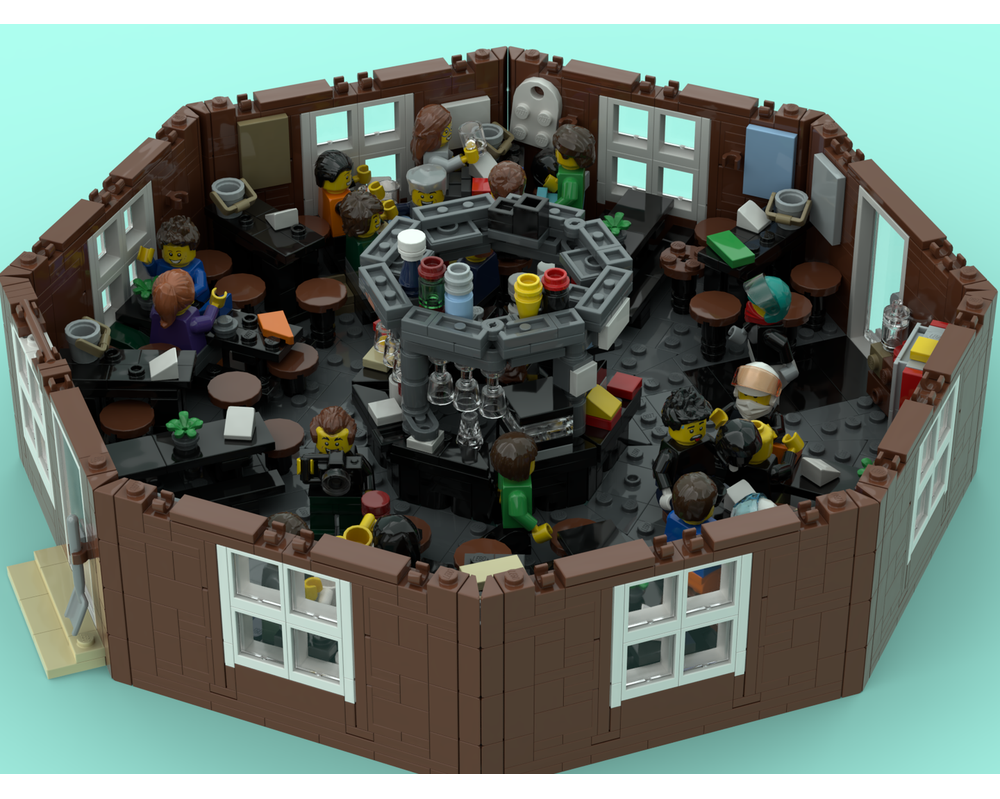 LEGO MOC-210463 The Octagonal Cafe by Brick North | Rebrickable - Build ...