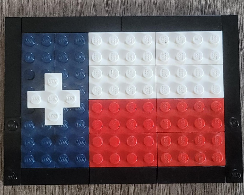 LEGO MOC 10x14 Texas State Flag by Diamondguy7567 | Rebrickable - Build ...