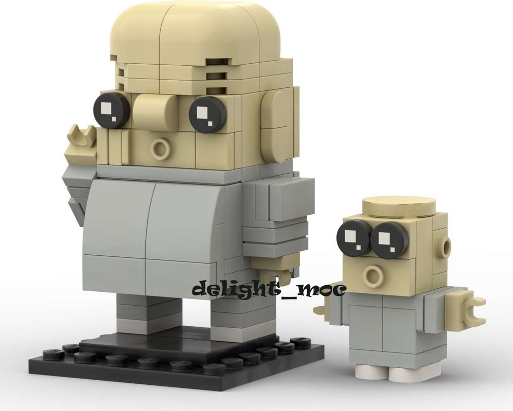 LEGO MOC-210469 Dr. Evil & Mini Me by delight_moc | Rebrickable - Build ...
