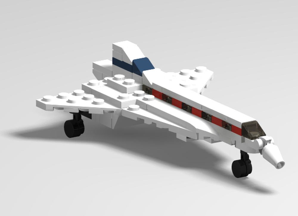 LEGO MOC mini concorde by robobuilder | Rebrickable - Build with LEGO