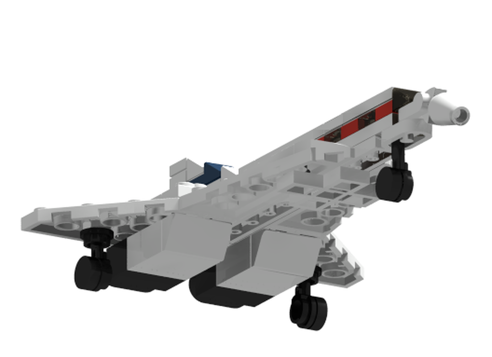 Lego Moc Mini Concorde By Robobuilder Rebrickable Build With Lego