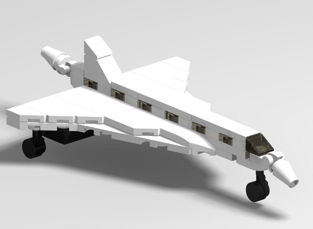 LEGO MOC-210475 mini concorde by robobuilder | Rebrickable - Build with ...