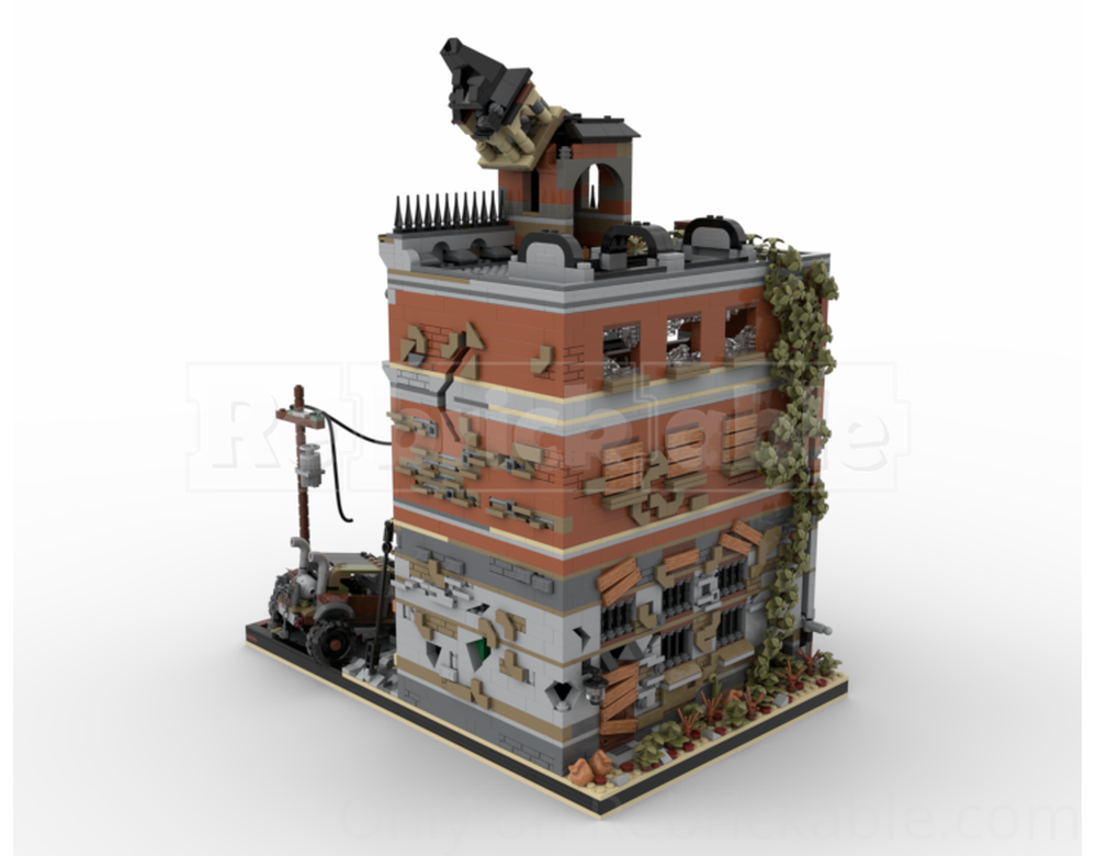 LEGO MOC lego set 10224 town hall apocalypse version by ...