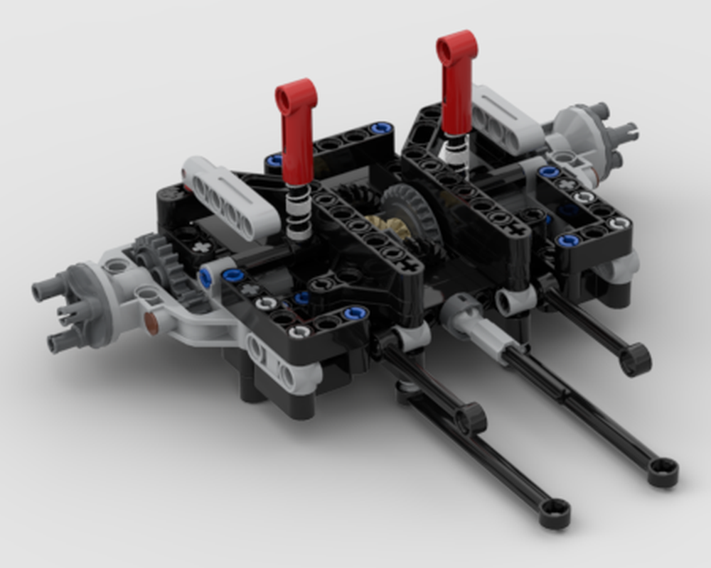 LEGO MOC 6-link Live Rear Axle suspension by snrpenguino | Rebrickable ...