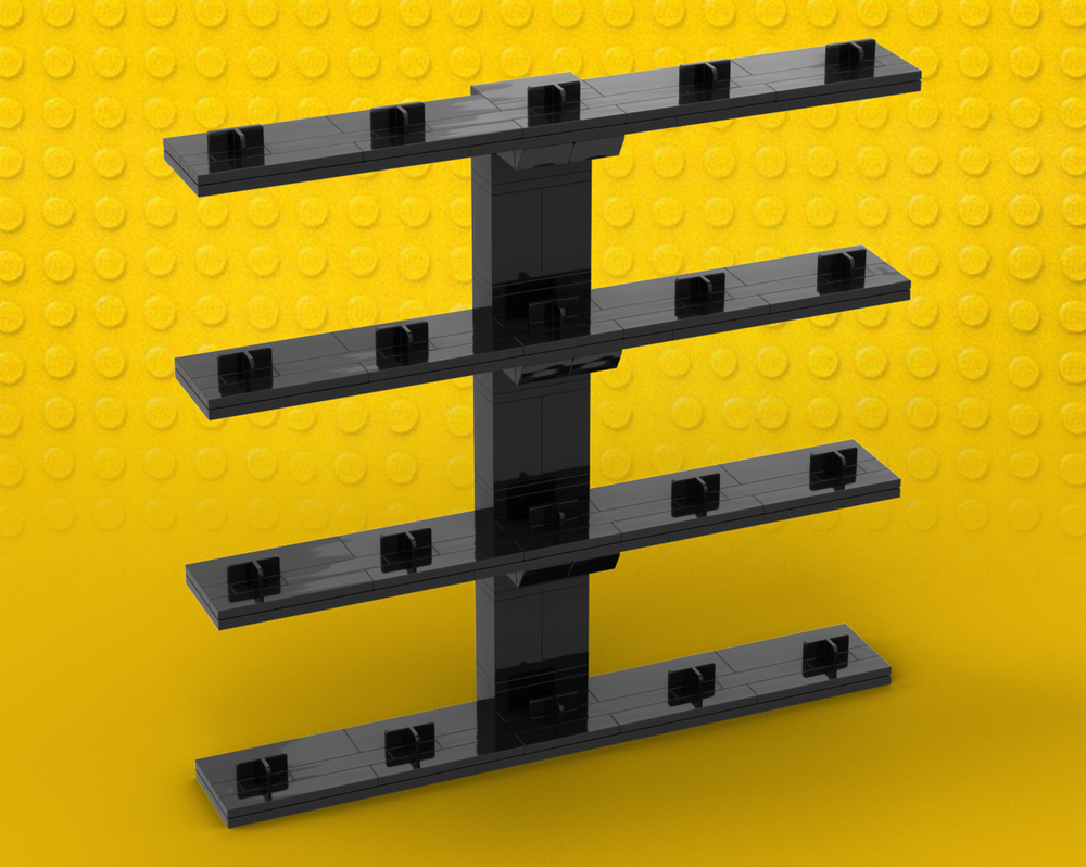 Lego Moc Minifigure Display Stand By Sylvianmocs Rebrickable Build