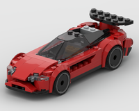 LEGO Set 60448-1 Red Sports Car (2025 City) | Rebrickable - Build with LEGO