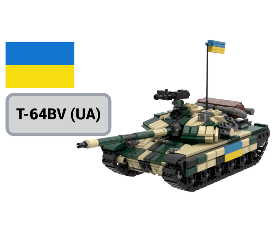 LEGO MOC T-64BV Ukrainian Main Battle Tank 1/35 Scale by Grant Williams | Rebrickable - Build ...
