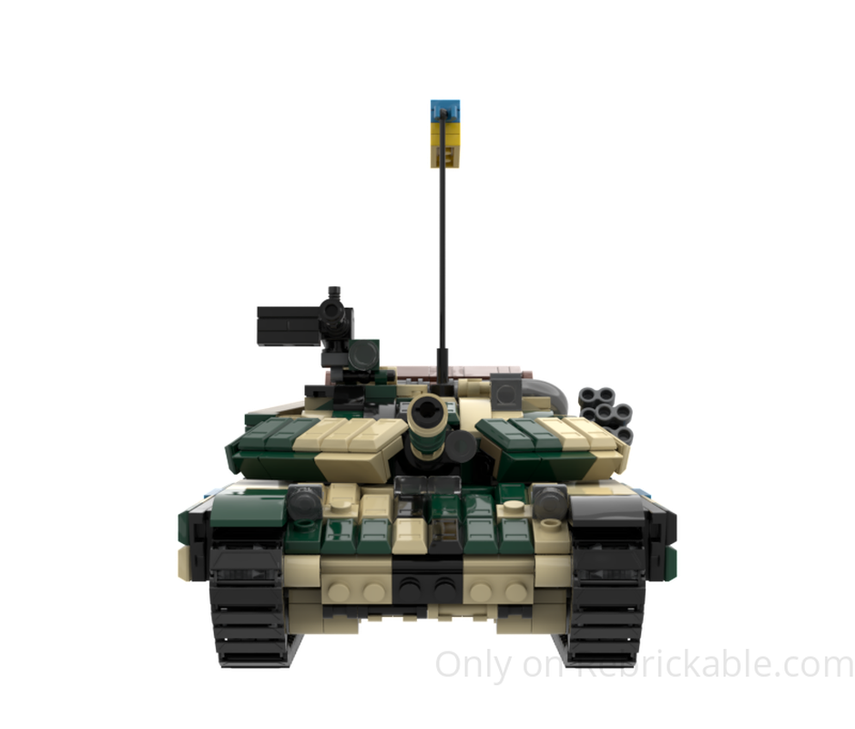 LEGO MOC-210498 T-64BV Ukrainian Main Battle Tank 1/35 Scale by Grant ...