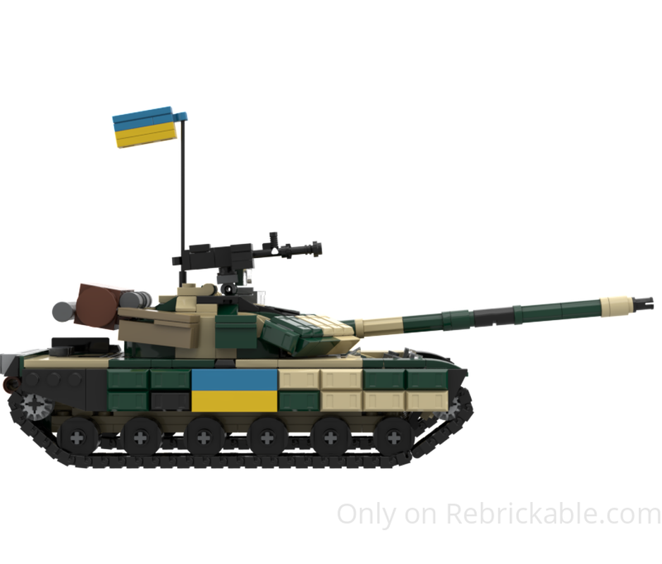 LEGO MOC T-64BV Ukrainian Main Battle Tank 1/35 Scale by Grant Williams ...