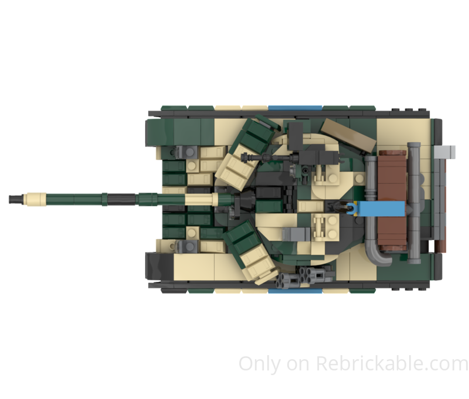 LEGO MOC-210498 T-64BV Ukrainian Main Battle Tank 1/35 Scale by Grant ...