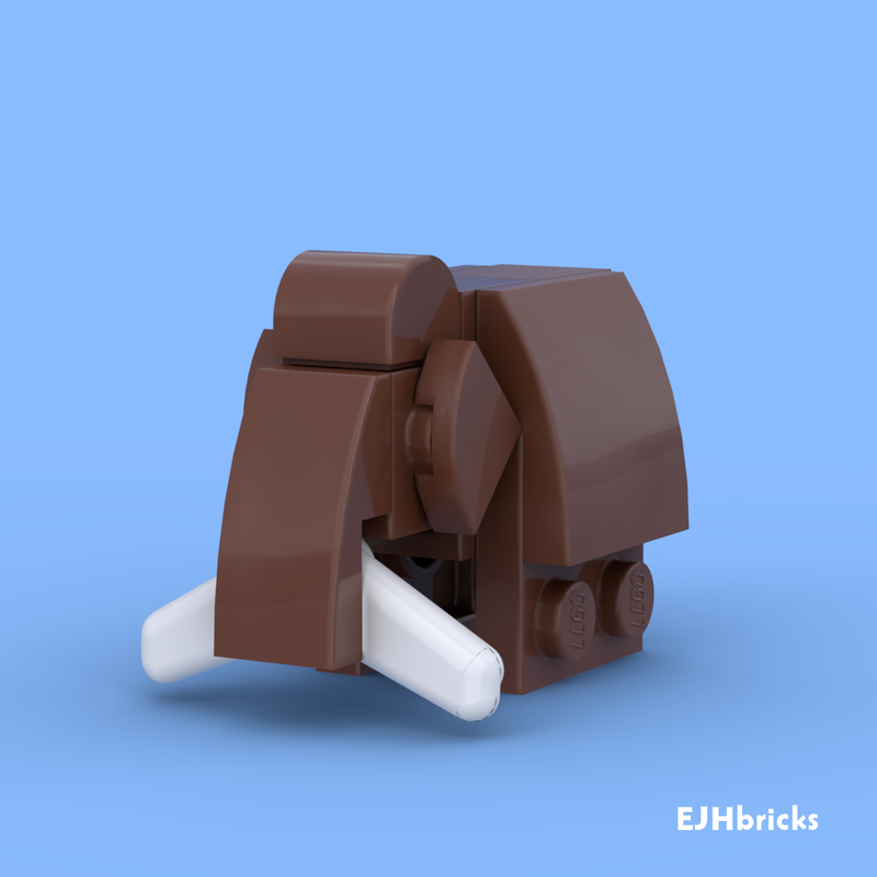 LEGO MOC 12 Part Wooly Mammoth by ejhbricks | Rebrickable - Build with LEGO