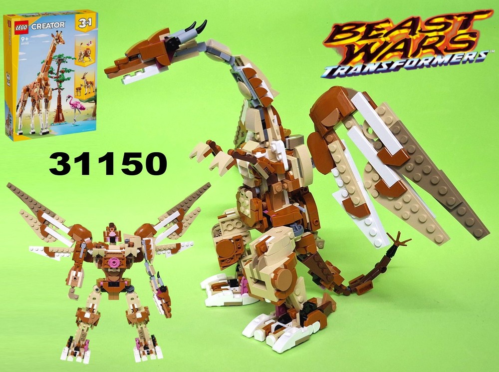 LEGO MOC Transformer Megatron Dragon (Beast Wars) using LEGO Creator ...