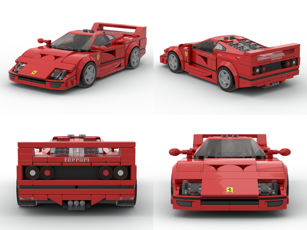 LEGO MOC F40 by Teroys Builds | Rebrickable - Build with LEGO
