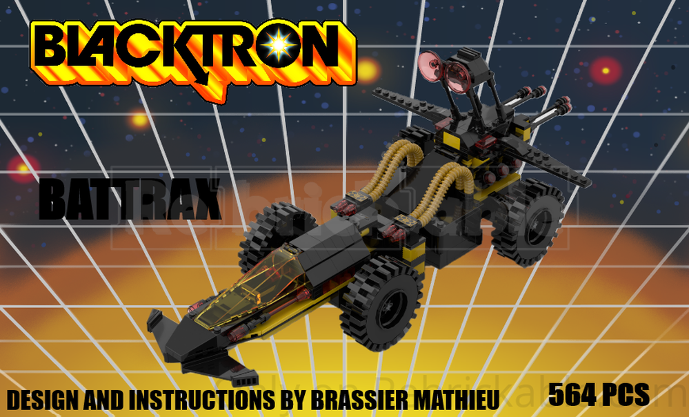 LEGO MOC BATTRAX V2 Blacktron I remake 6941 by mathtuono | Rebrickable ...