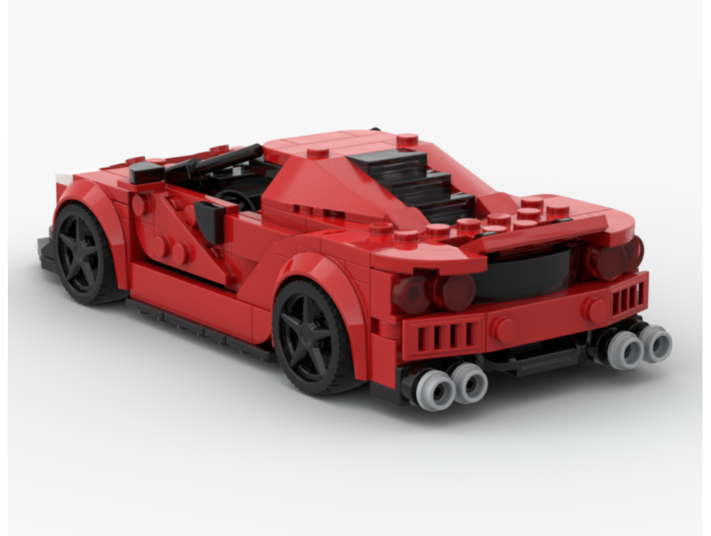 LEGO MOC Custom Ferrari race car by VettreX | Rebrickable - Build with LEGO
