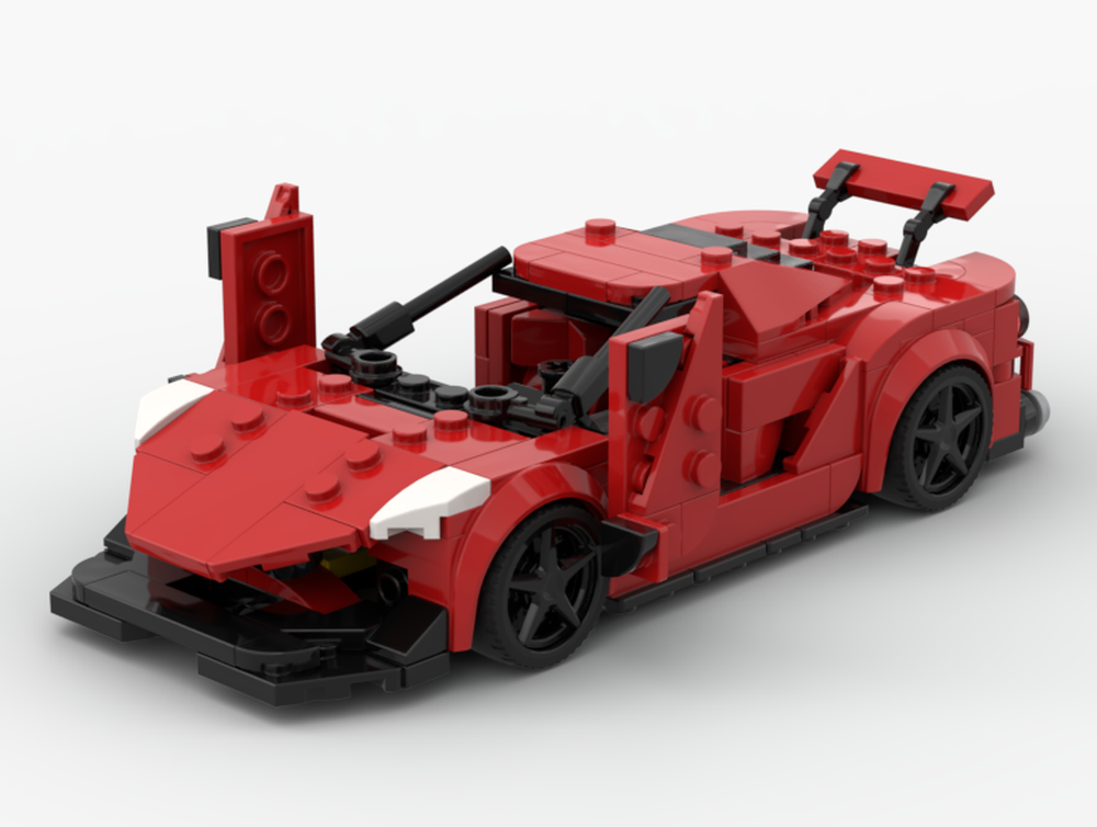 LEGO MOC Custom Ferrari race car by VettreX | Rebrickable - Build with LEGO