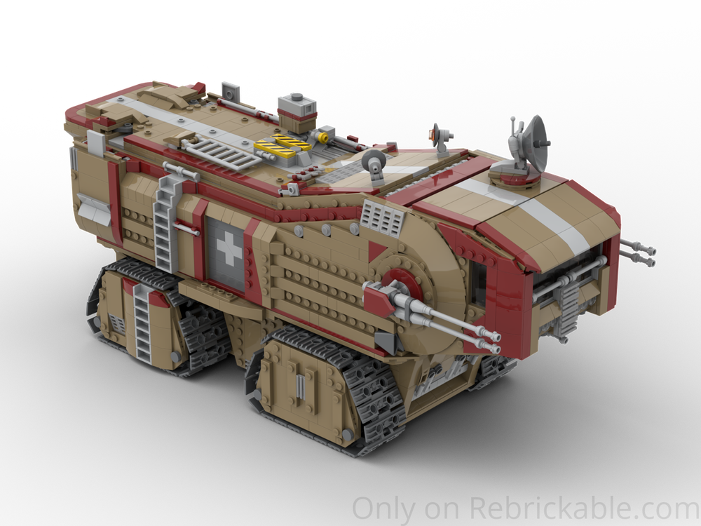 LEGO MOC Behemoth Sandcrawler by Hedu88 | Rebrickable - Build with LEGO