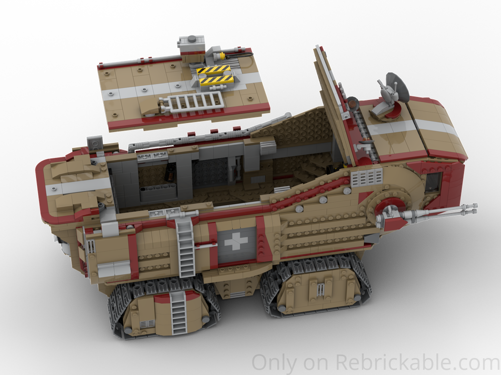 LEGO MOC Behemoth Sandcrawler by Hedu88 | Rebrickable - Build with LEGO