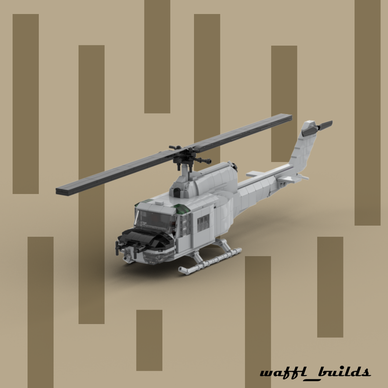 LEGO MOC Bell XH-40 by waffl_builds | Rebrickable - Build with LEGO