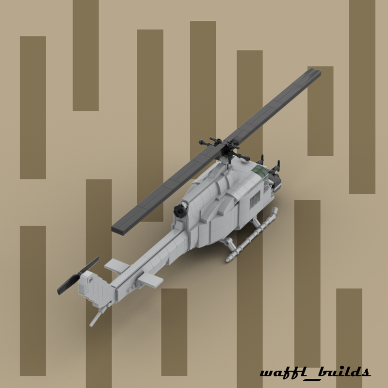 LEGO MOC Bell XH-40 by waffl_builds | Rebrickable - Build with LEGO