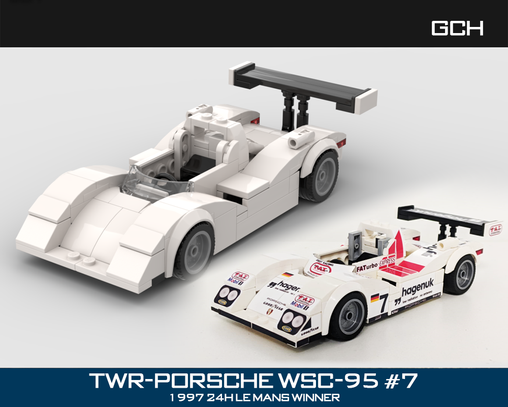 LEGO MOC TWR-Porsche WSC-95 #7 1997 24h Le Mans winner by GCh | Rebrickable - Build with LEGO