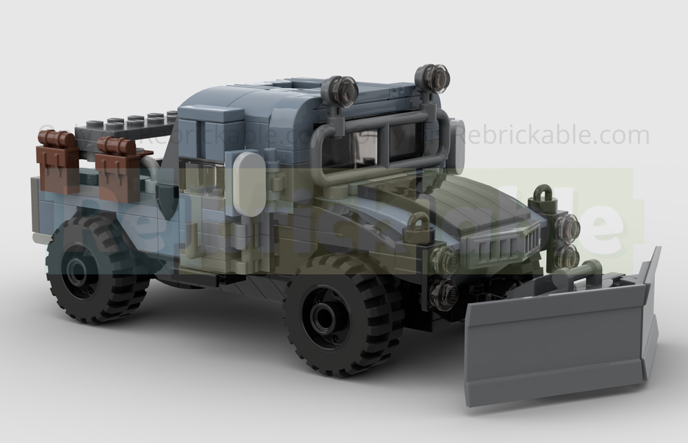 LEGO MOC "Pack Leader" humvee variant by Wanger_Customs | Rebrickable ...